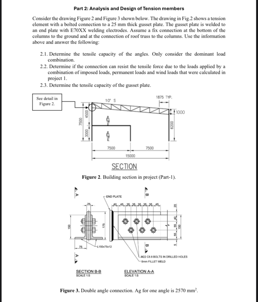 Solved Part 2: Analysis and Design of Tension | Chegg.com Solved Part 2: Analysis and Design of Tension | Chegg.com
