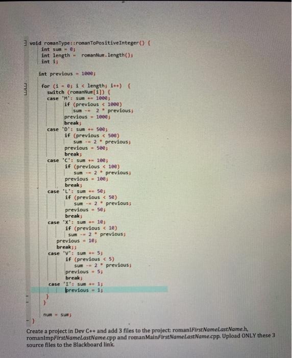Solved This is all the info I have .Its a C++ code ! | Chegg.com