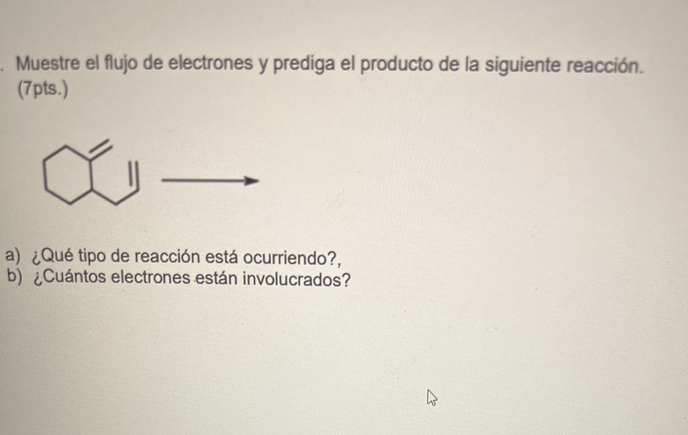 Show the flow of electrons and predict the product of | Chegg.com