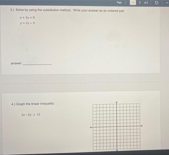 Solved Page > of 2 Unit 8 Homework Please show all of your | Chegg.com