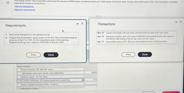 Solved Requirement 1. Record the transactions in the general | Chegg.com