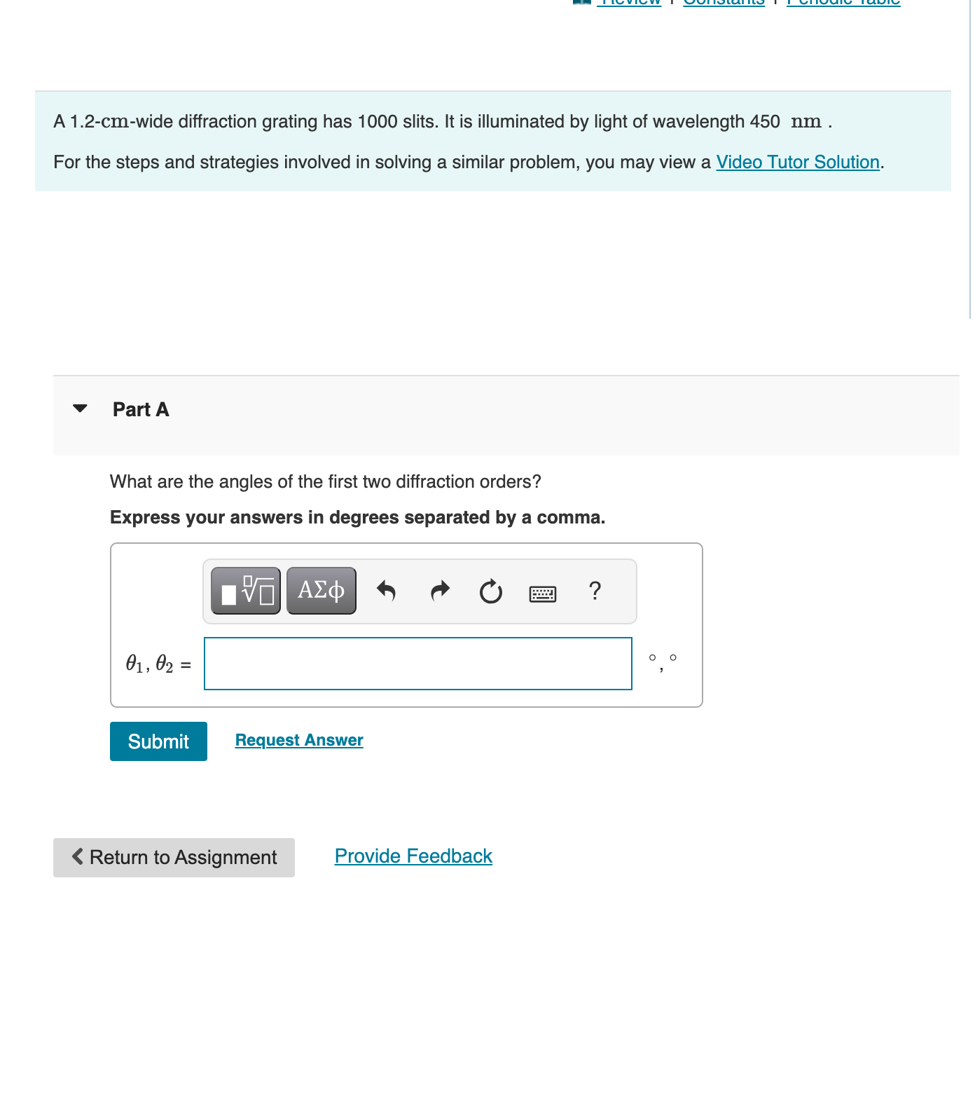 Solved A 1.2-cm-wide diffraction grating has 1000 ﻿slits. It | Chegg.com