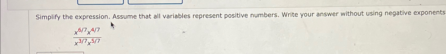 Solved Simplify the expression. Assume that all variables | Chegg.com