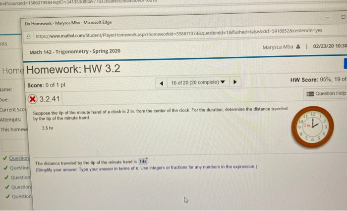 Solved Do Homework - Marysca Mba - Microsoft Edge & | Chegg.com