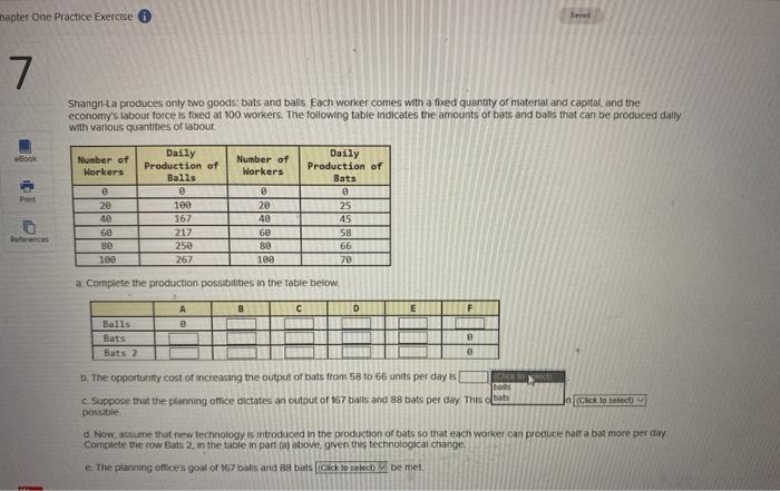 Solved hapter One Practice Exercise Swed 7 Shangri-La | Chegg.com