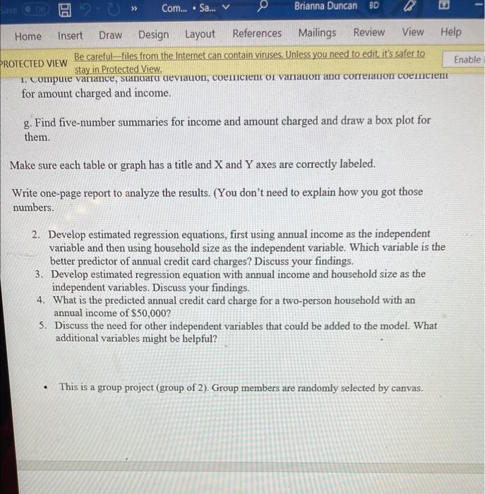 1.Use methods of descriptive statistics to summarize | Chegg.com