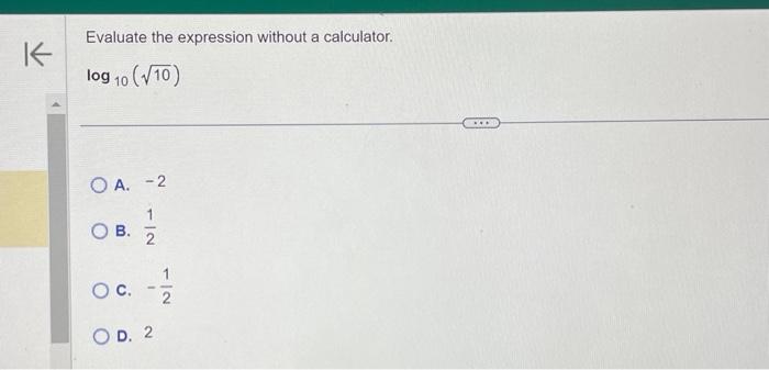 Solved Evaluate the expression without a calculator. | Chegg.com