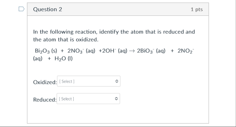 Solved Question 21 ﻿ptsIn the following reaction, identify | Chegg.com