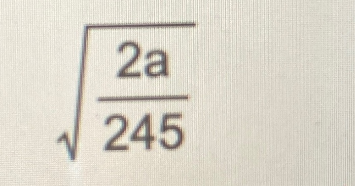 Solved 2a 245 | Chegg.com