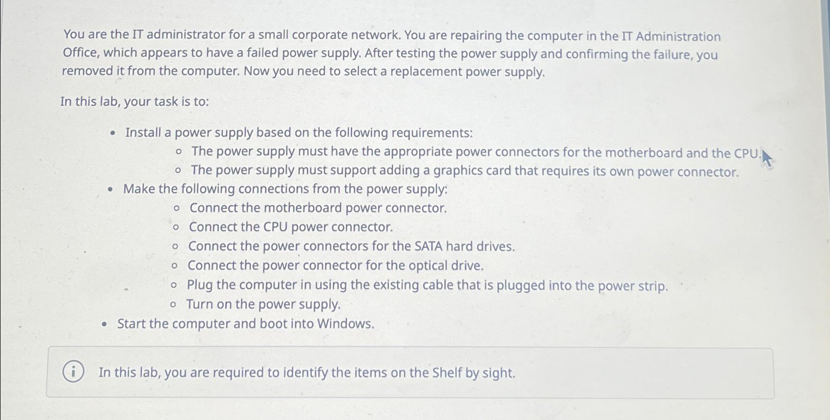 Solved You are the IT administrator for a small corporate | Chegg.com