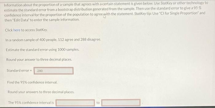 Information about the proportion of a sample that | Chegg.com