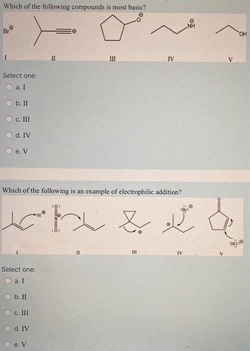Solved Which of the following compounds is most basic? NH B. | Chegg.com