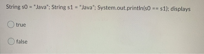 Solved String So Java String S1 Java 9662
