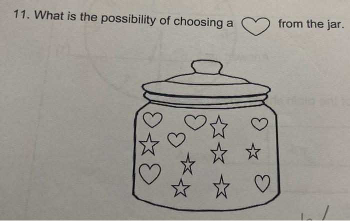 Solved 11. What is the possibility of choosing a ☆ from the | Chegg.com