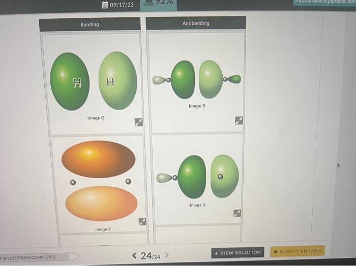 Solved Sort each molecular orbital image into the category | Chegg.com Solved Sort each molecular orbital image into the category | Chegg.com