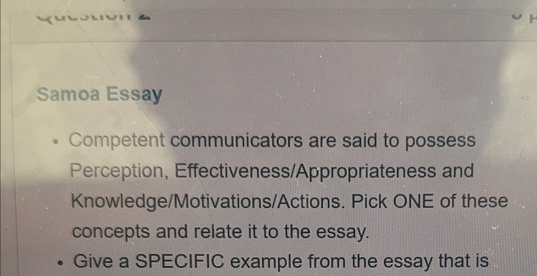 Solved Samoa EssayCompetent communicators are said to | Chegg.com