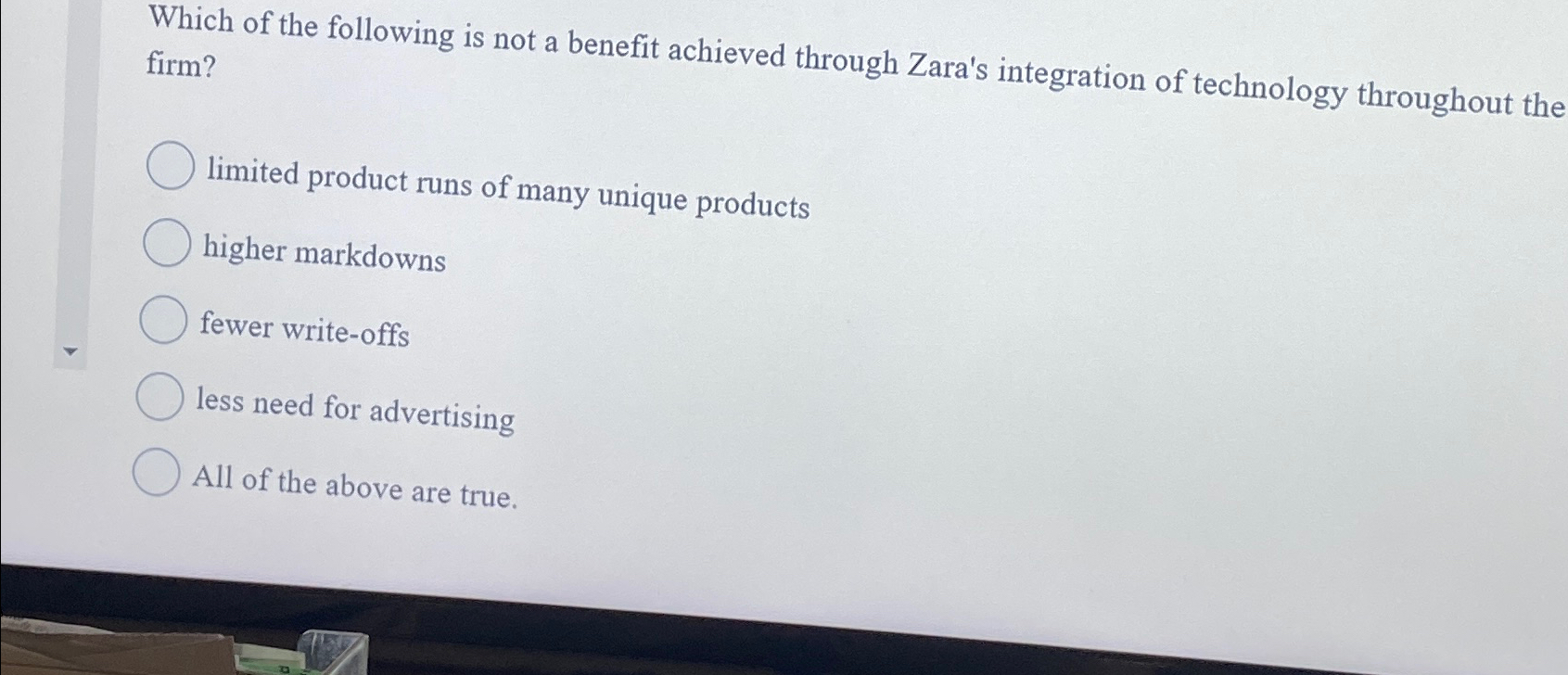 Solved Which of the following is not a benefit achieved | Chegg.com