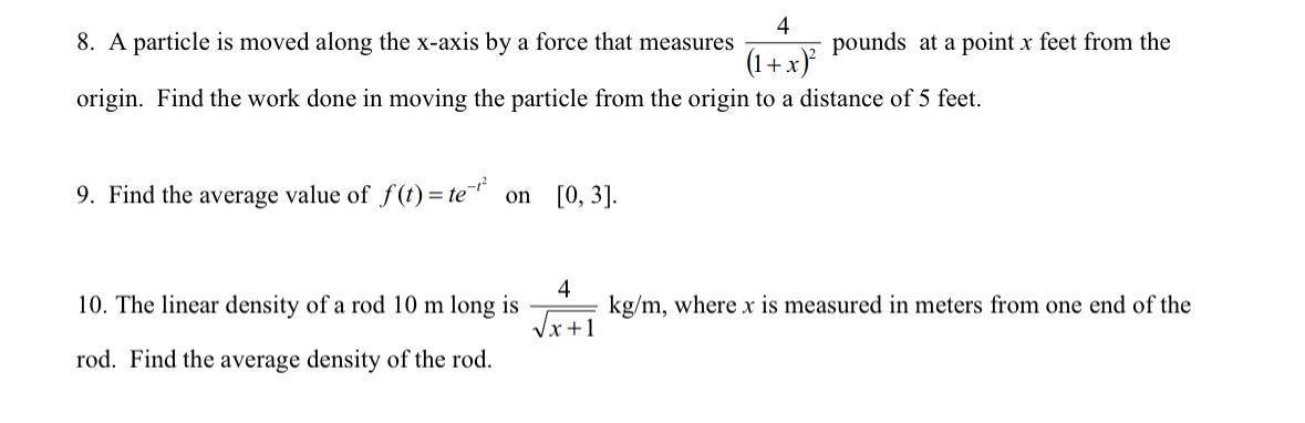 Solved Please help with with questions 8, 9, ﻿and 10 ﻿and | Chegg.com