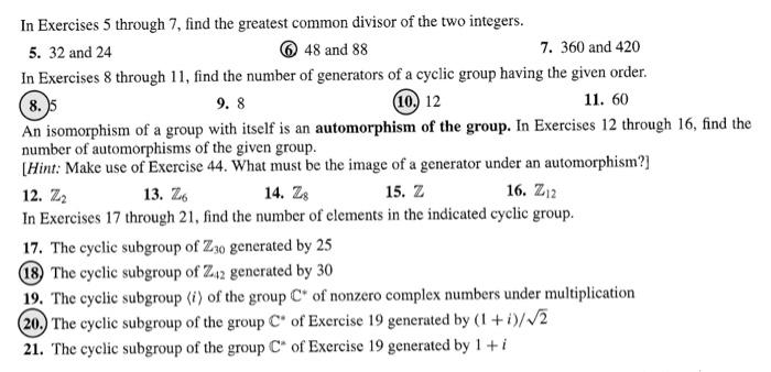 Solved In Exercises 17 through 21 , find the number of | Chegg.com
