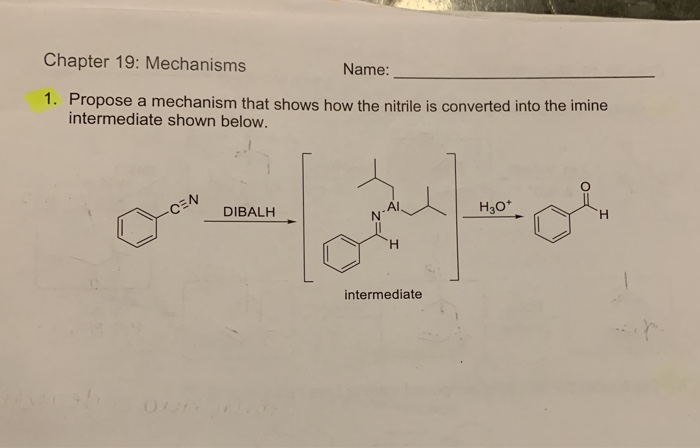Solved Chapter 19: Mechanisms Name: 1. Propose a mechanism | Chegg.com Solved Chapter 19: Mechanisms Name: 1. Propose a mechanism | Chegg.com