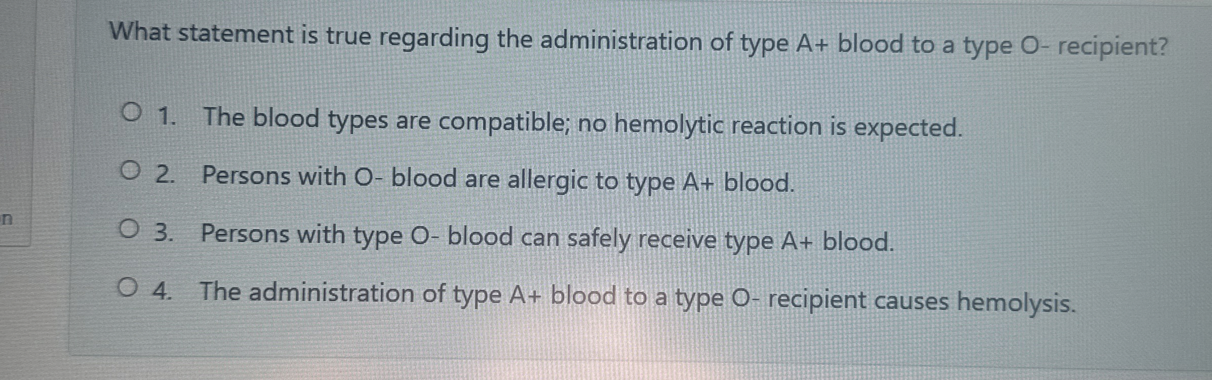 Solved What statement is true regarding the administration | Chegg.com