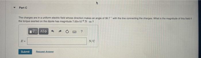 Solved Point charges q1=−5.00nC and q2=+5.00nC are separated | Chegg.com