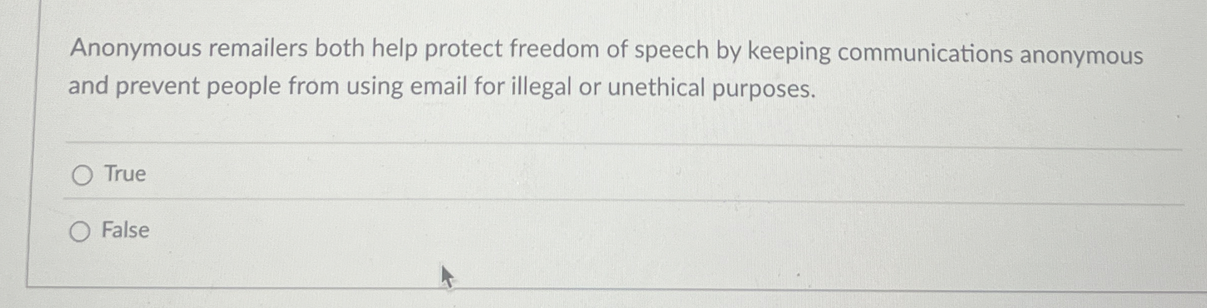 Solved Anonymous remailers both help protect freedom of | Chegg.com