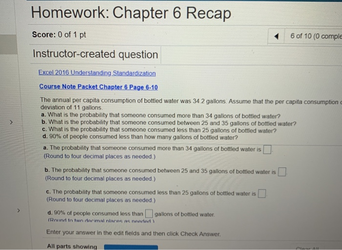Solved Save Homework Chapter 6 Recap Score 0 Of 1 Pt