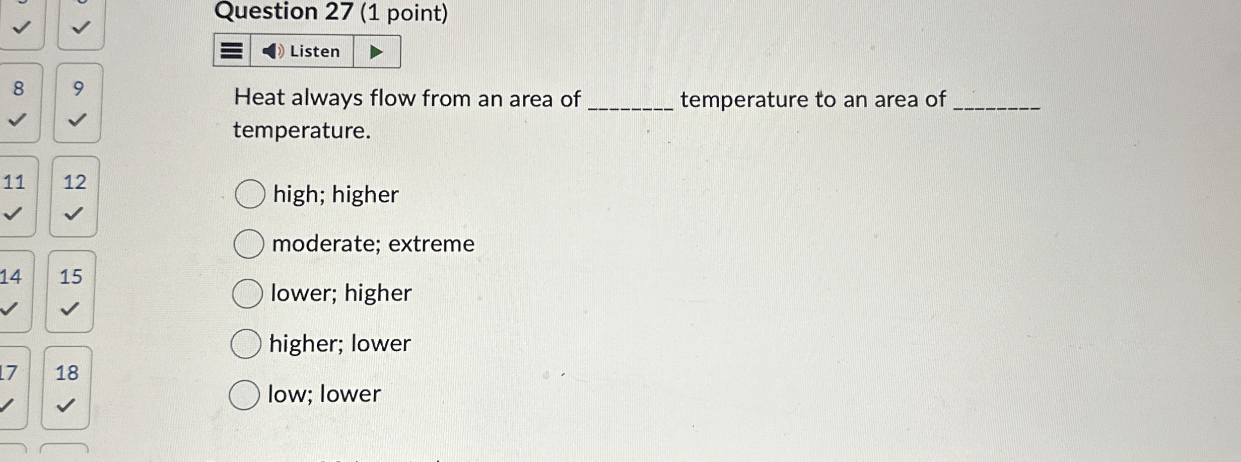Solved Various albedo values.Which of the following has the | Chegg.com