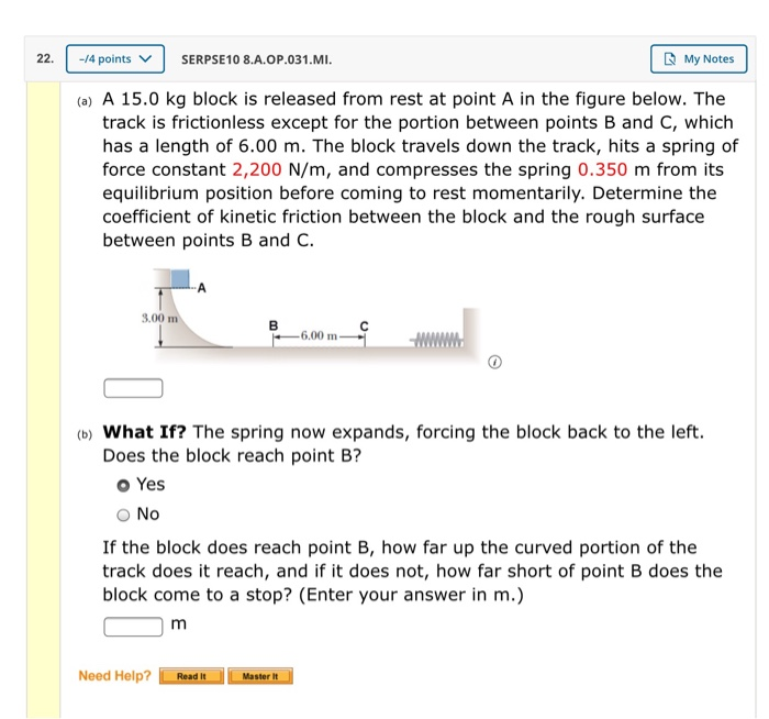 Solved 22. -/4 points SERPSE10 8.A.OP.031.MI. My Notes (a) A | Chegg.com Solved 22. -/4 points SERPSE10 8.A.OP.031.MI. My Notes (a) A | Chegg.com