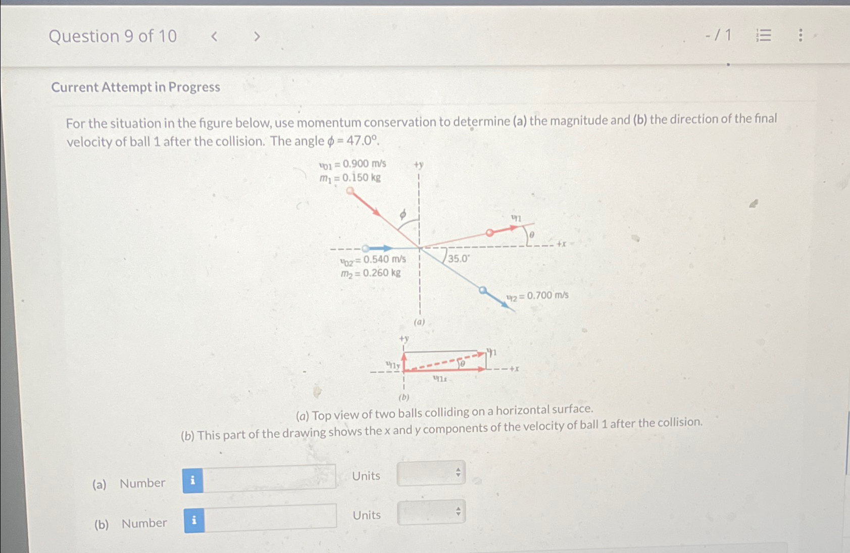 Solved Question 9 ﻿of 10Current Attempt in ProgressFor the | Chegg.com