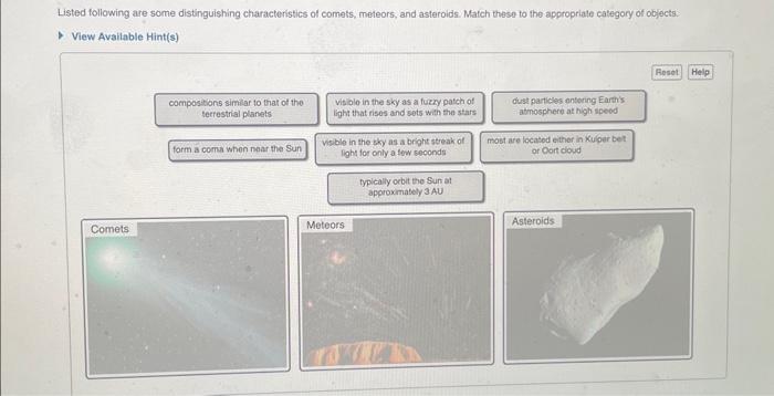 Solved Listed following are some distinguishing | Chegg.com