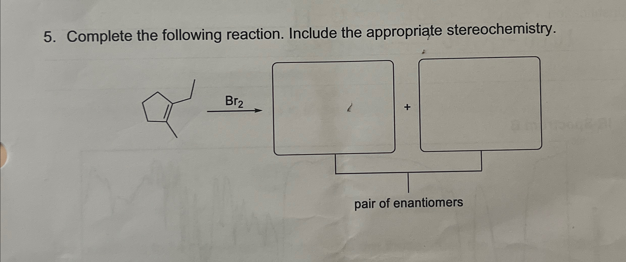 Solved Complete the following reaction. Include the | Chegg.com