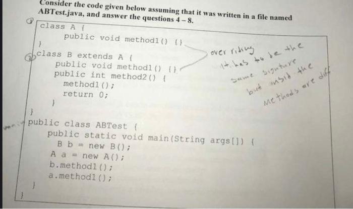 Solved Consider the code given below assuming that it was | Chegg.com
