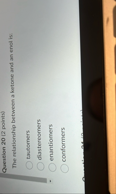 Solved Question 20 (2 ﻿points)The relationship between a | Chegg.com