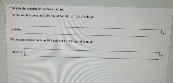 Solved Calculate The Number Of Moles Of Solute In 37 85 Ml