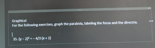 Solved Graphical For the following exercises, graph the | Chegg.com