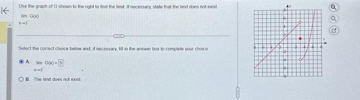 Solved Use the graph of G shown to the right to find the | Chegg.com
