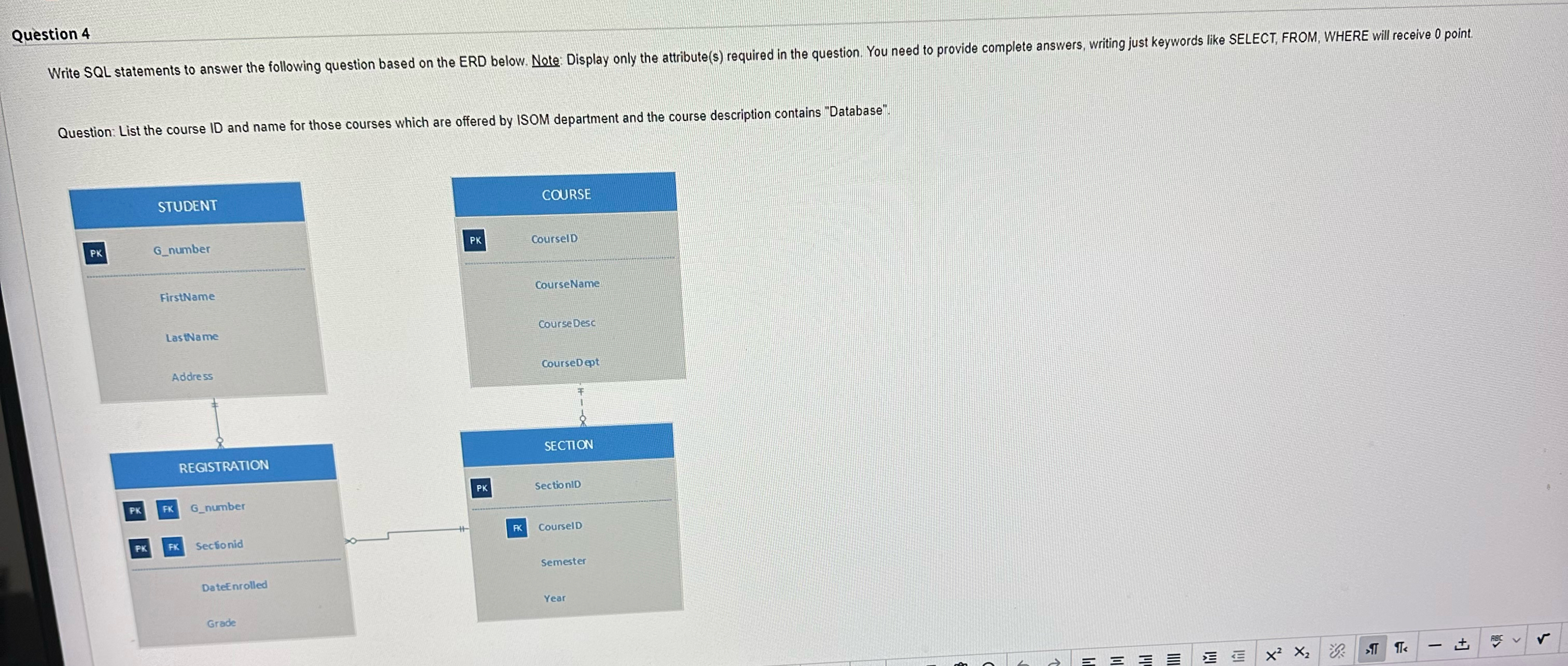 Write SQL statements to answer the following question | Chegg.com