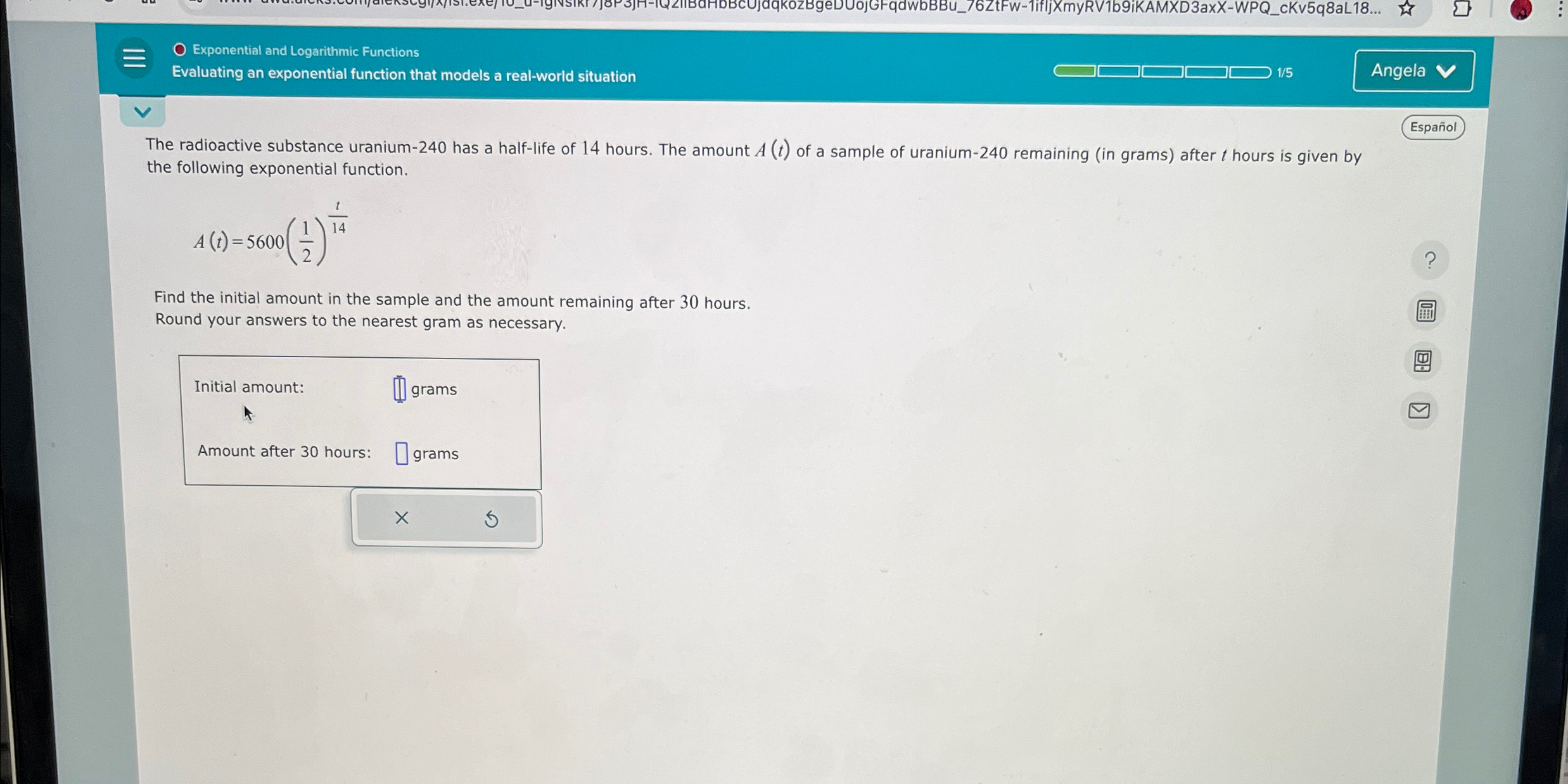 Solved Exponential and Logarithmic FunctionsEvaluating an | Chegg.com