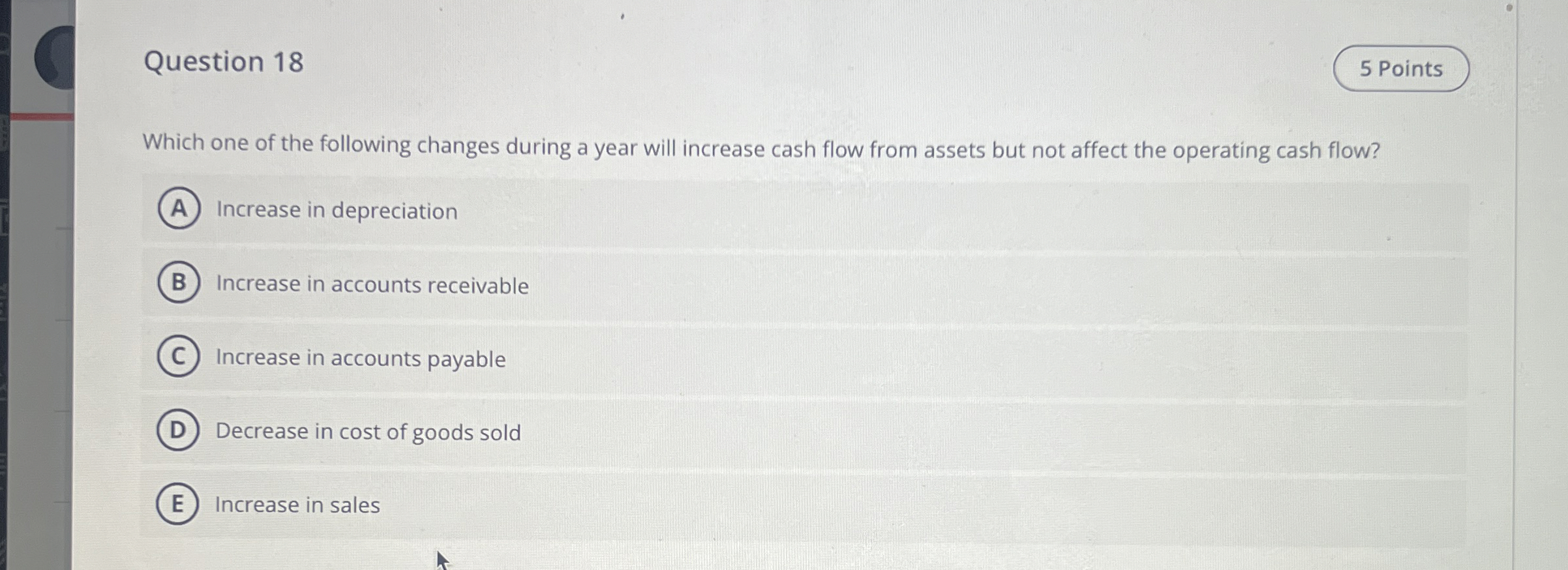 Solved Question 185 ﻿PointsWhich one of the following | Chegg.com