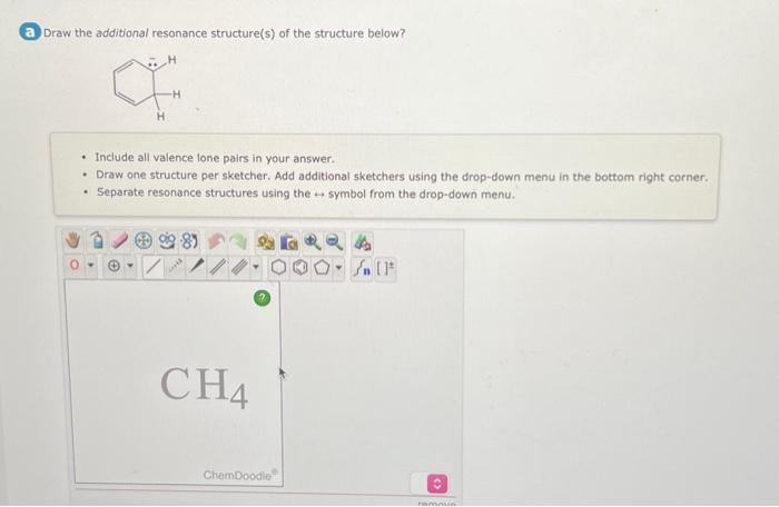 Solved Draw the additional resonance structure(s) of the | Chegg.com