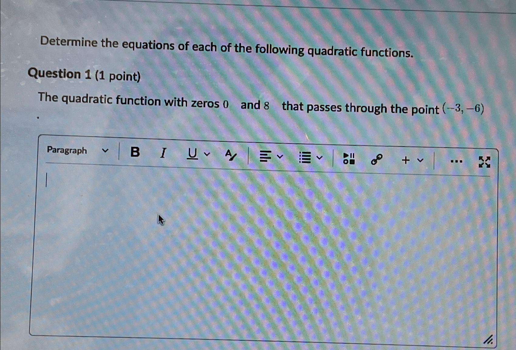 Solved Determine the equations of each of the following | Chegg.com