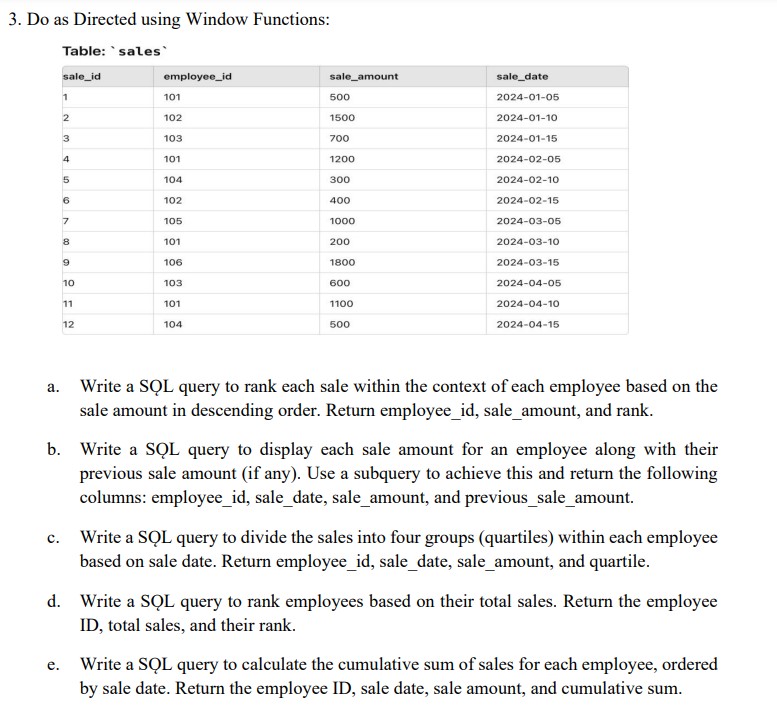 Solved no chat gpt only correct queries Do as Directed using | Chegg.com