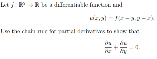 Solved Let F R2→r be A Differentiable Function