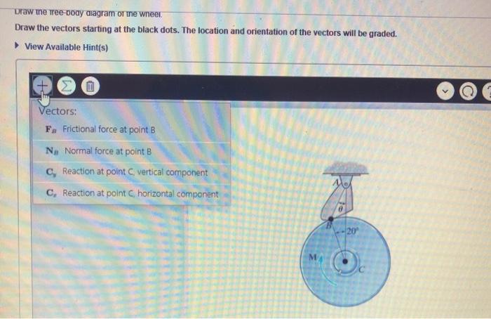 Solved The friction pawl is pinned at A and rests against | Chegg.com