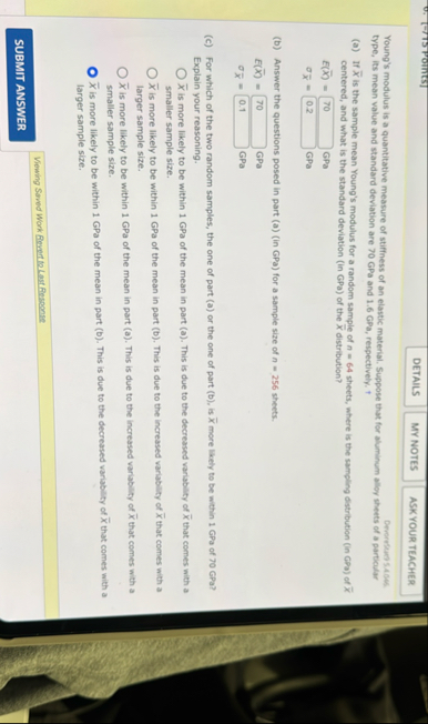 Solved Young's modulus is a quantitative measure of | Chegg.com