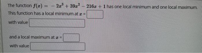 Solved Given the function g(x)=8x3+36x2−96x, find the first | Chegg.com