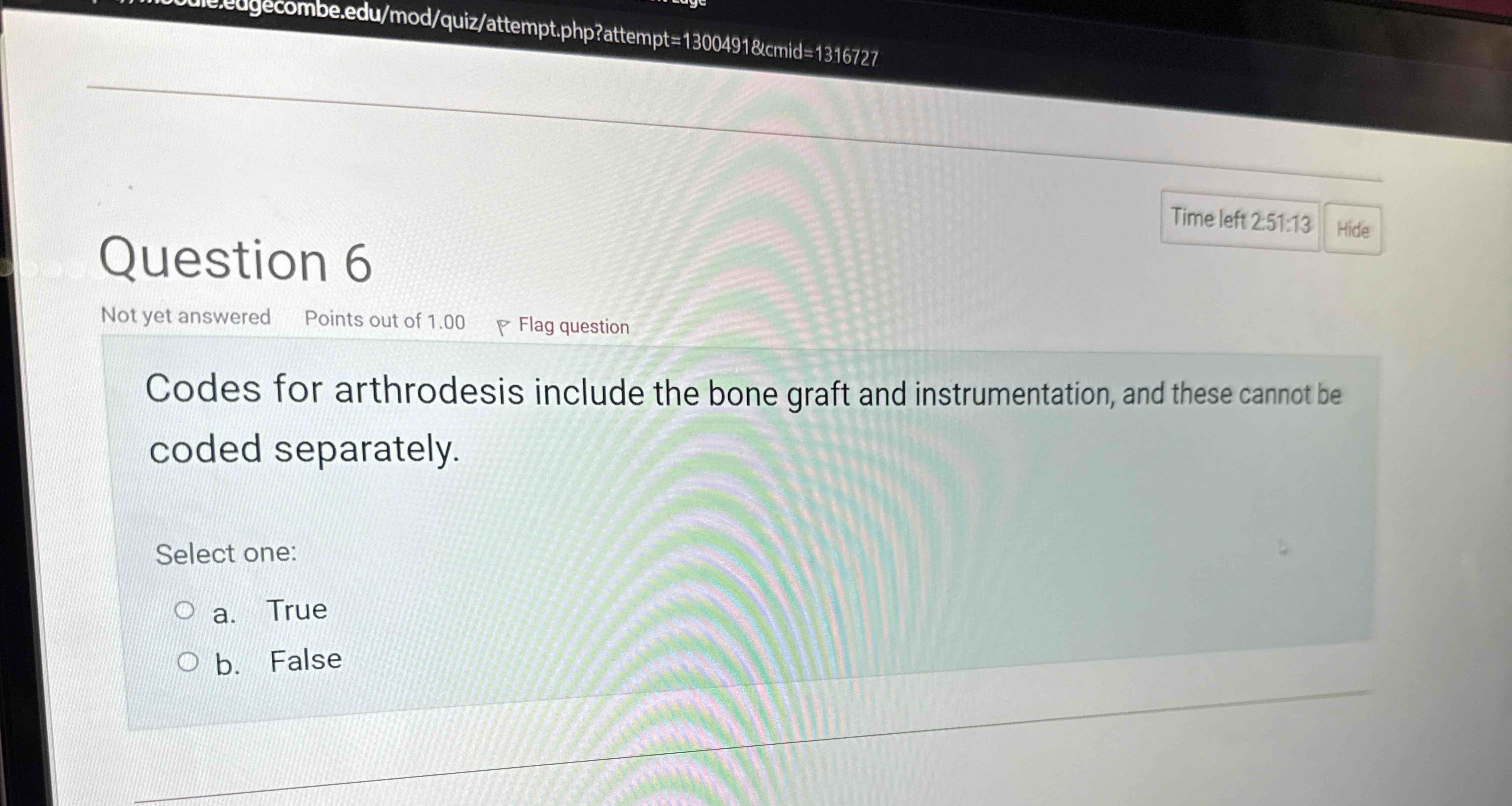 Solved Codes for arthrodesis include the bone graft and | Chegg.com