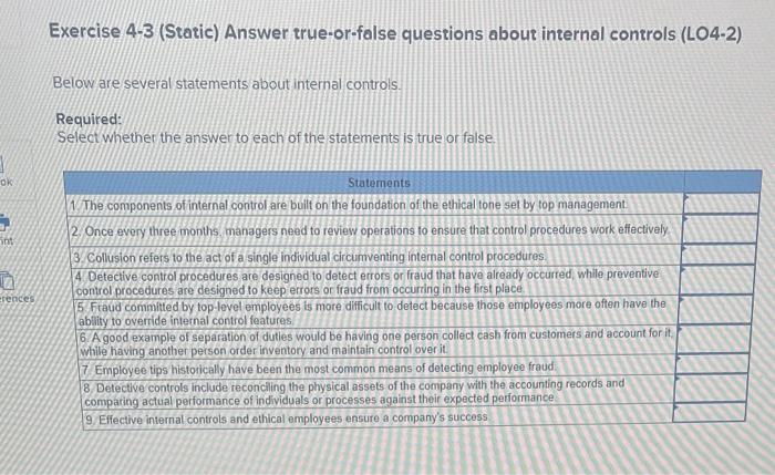 Solved Brief Exercise 4-7 (Static) Identify terms associated | Chegg.com